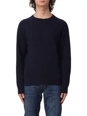 SEBAGO Long-sleeve Wool Crewneck Jumper With Ribbed Trims - Navy