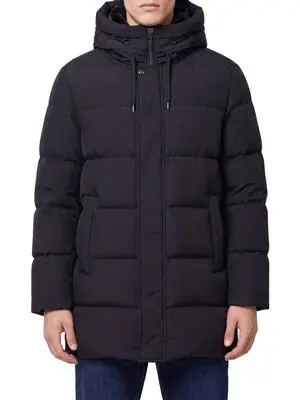 Herno Quilted Ultralight Nylon Short Down Jacket With Hood Black