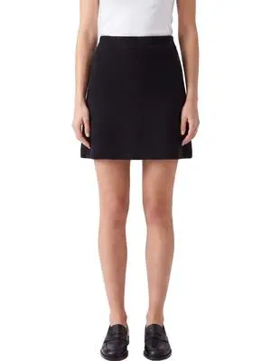 LISA YANG Flared Mini Skirt - Black