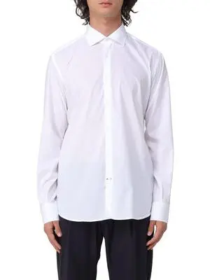 BROOKSFIELD French Collar Classic Shirt In Cotton Poplin - White