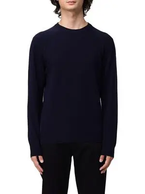 BROOKSFIELD Crew Neck Wool Jumper - Blue
