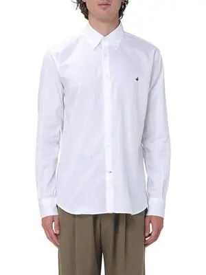 BROOKSFIELD Button-down Collar Casual Shirt In Oxford Cotton - White