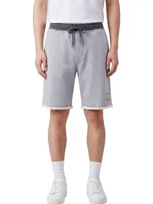 Brunello Cucinelli Cotton Athletic Shorts With Drawstring Waist - Grey
