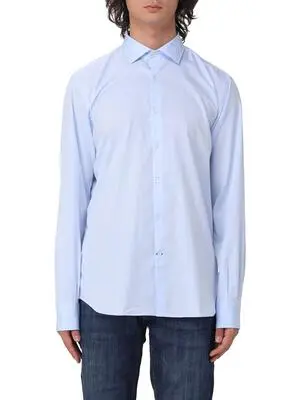 BROOKSFIELD Classic Cotton Poplin Shirt With French Collar Gnawed Blue