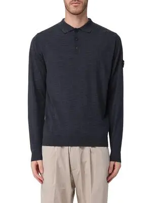 Peuterey Peuterey Long Sleeve Polo Shirt Grey