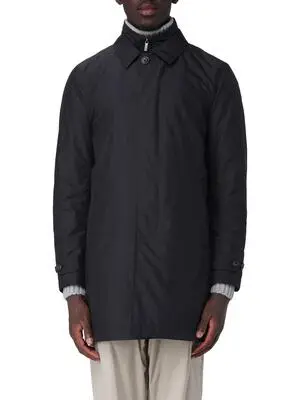FAY Padded Waterproof Jacket In Polyester With Concealed Closure Black
