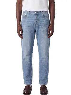 BRUNELLO CUCINELLI Brunello Cucinelli Straight Fit Cotton Jeans With Embroidered Logo