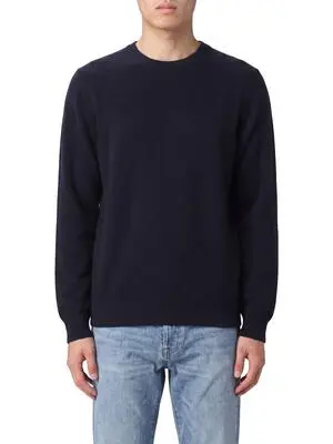 Brunello Cucinelli Crewneck Jumper In Pure Cashmere With Long Sleeves - Blue