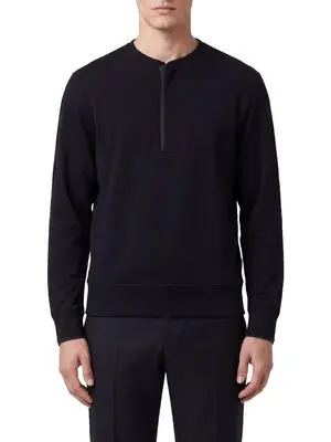 TOM FORD Wool Silk And Cashmere Blend Crew-neck Jumper With Ribbed Trims - Black