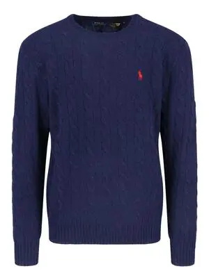 Polo Ralph Lauren Wool & Cashmere Crewneck Sweater - Blue