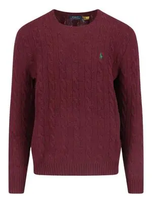 Polo Ralph Lauren Polo Ralph Lauren Men's 90% Wool 10% Cashmere Crewneck Sweater Red