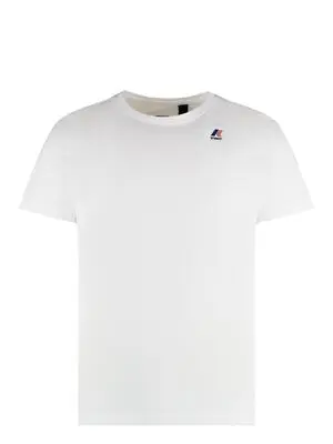 K-WAY Cotton Crew-neck T-shirt - White
