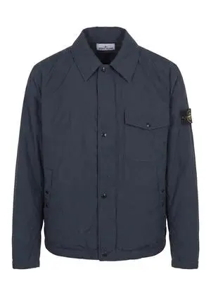 Stone Island Stone Island Logo Blouson Jacket Blue