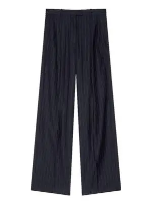 Givenchy Wool Double-pleat Trousers - Blue