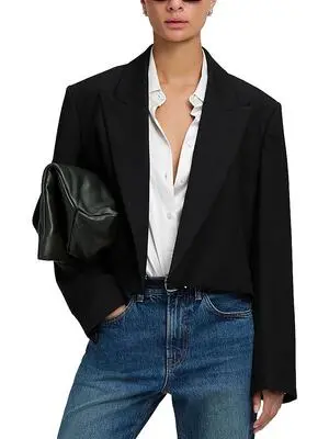 A.L.C. Cass Wool Blend Jacket - Black