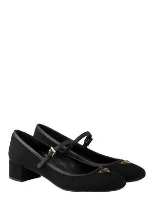 Prada Fabric Pumps - Black