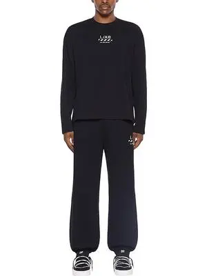 OFF-WHITE Cotton Diagonal Graphic Logo Drawstring Joggers
