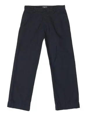 Balenciaga Cropped Cotton Trousers - Noir