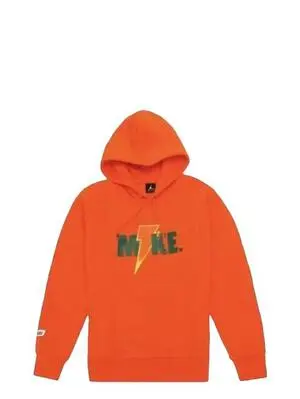 JORDAN Sportswear Like Mike Fleece Pullover Hoodie - Orange/safety Orange