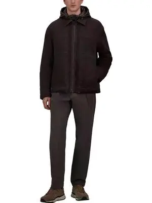 Herno Nylon Ultralight Hooded Jacket - Brown