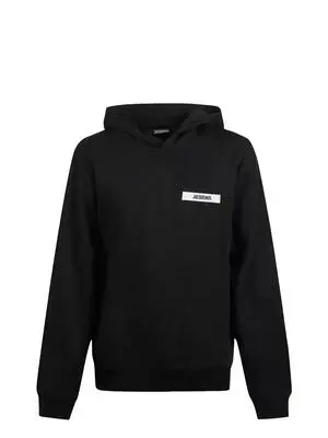 Jacquemus Gros Grain Hoodie - Black