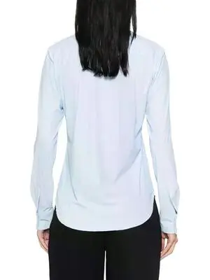 MAZZARELLI Long-sleeve Button-down Shirt - Blue