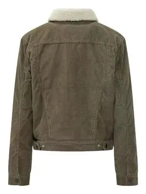 LEVI'S Sherpa-collar Corduroy Jacket - Brown