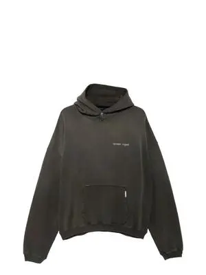 REPRESENT Logo-print Hoodie - Grey