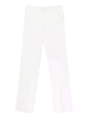 Max Mara Max Mara Pressed-Crease Trousers White