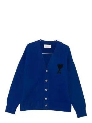 AMI Paris De Coeur Cardigan - Blue