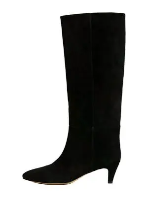 TWINSET High Suede Boots - Black