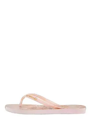 KAT MACONIE Sola Leopard-print Flip-flops - Neutrals