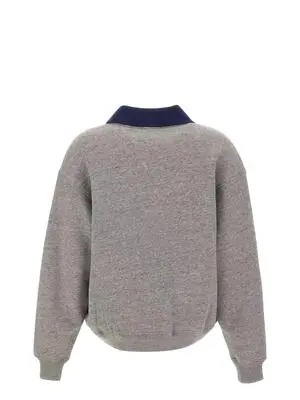 Polo Ralph Lauren Fleece Polo Collar Sweatshirt - Grey