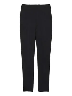TWINSET Crêpe Fitted Trousers - Black