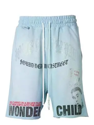 PALY Palm Angels Bobby Driscoll Shorts - Blue