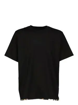 PORTER CLASSIC Hawaiian Outdoor Piping T-shirt - Black