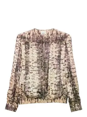Isabel Marant Étoile Dovane Python-print Top - Neutrals