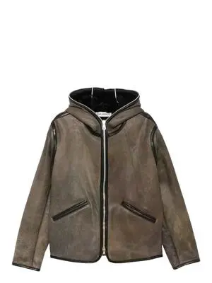 Our Legacy Shearling Zip-fastening Jacket - Grey