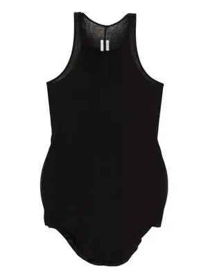 RICK OWENS Ribbed-knit Tank Top