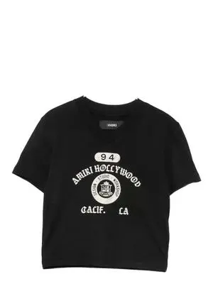Amiri Logo-print V-neck T-shirt - Black