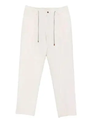 ARTE ANTWERP Pleated Drawstring Trousers - Neutrals