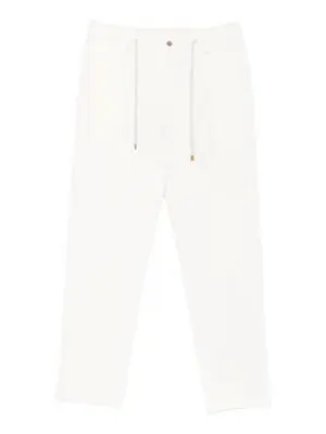 ARTE ANTWERP Pleated Drawstring Trousers - Neutrals