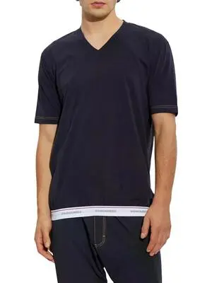 Dsquared2 V-neck T-shirt - Blue