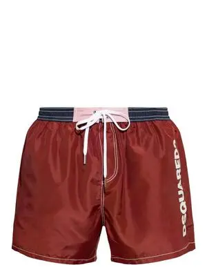 Dsquared2 Logo-print Swim Shorts - Red