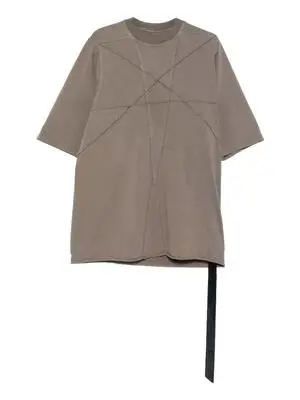 Rick Owens Pentagram-stitch T-shirt - Grey