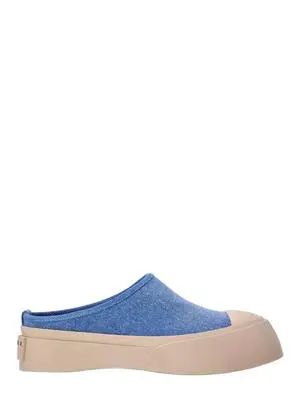 Marni Marni Pablo Denim Platform Sole Mules Blue