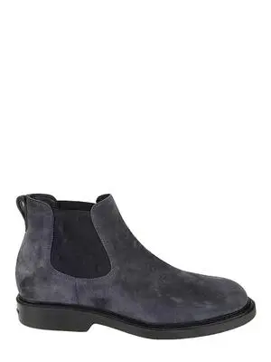 Hogan Suede Chelsea Boots H704 - Blue