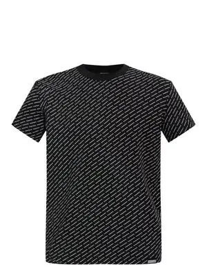 Dsquared2 Logo-pattern T-shirt - Black
