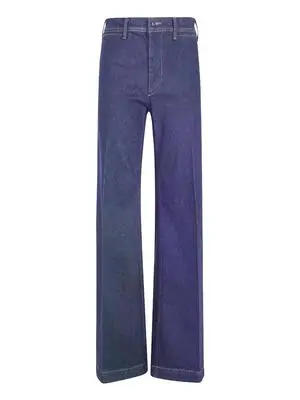 POLO RALPH LAUREN Polo Ralph Lauren Button-Pocket Wide-Leg Jeans
