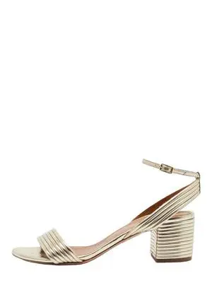 AQUAZZURA Sundance Ankle-strap Sandals Gold